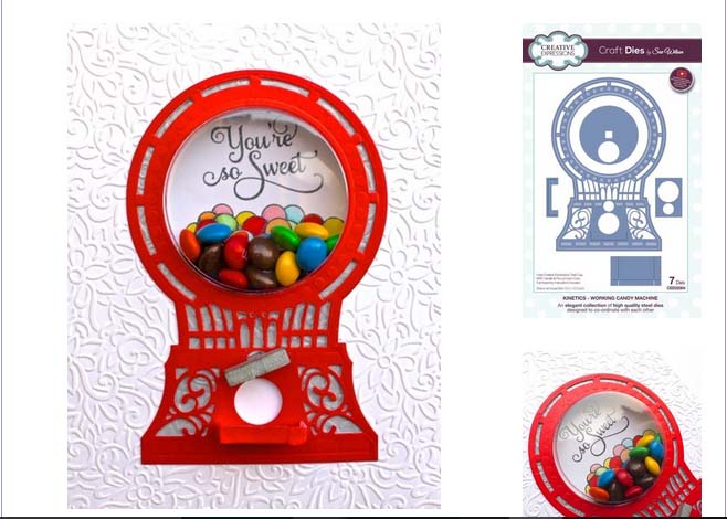 Make cards with movement or make a working Candy Machine card with Sue ...