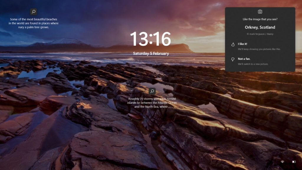 Screensaver / LockScreen: Warebeth Beach in the Orkney Islands ...