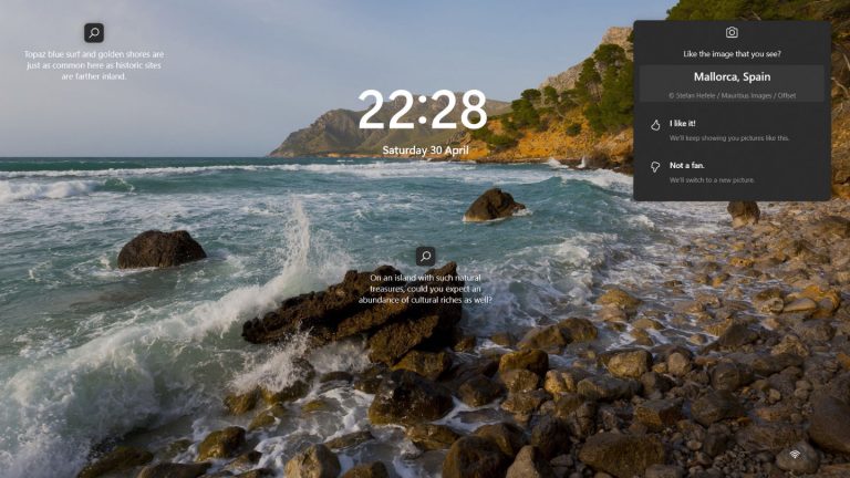 Screensaver / Lock Screen: Cala Na Clara Beach in Palma, Mallorca ...